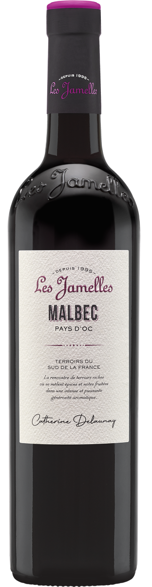 Французское вино Les Jamelles Malbec Cepage Rare красное сухое